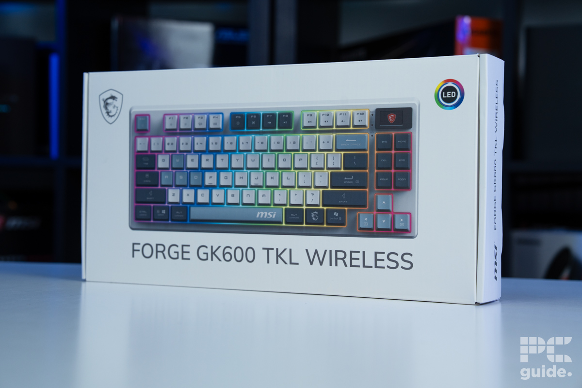 MSI Forge GK600 TKL Wireless Sky review: excellent value TKL for a high-quality build - PC Guide