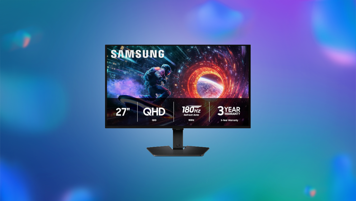 Samsung 27" Odyssey OLED G5 gaming monitor with 180Hz refresh rate ...