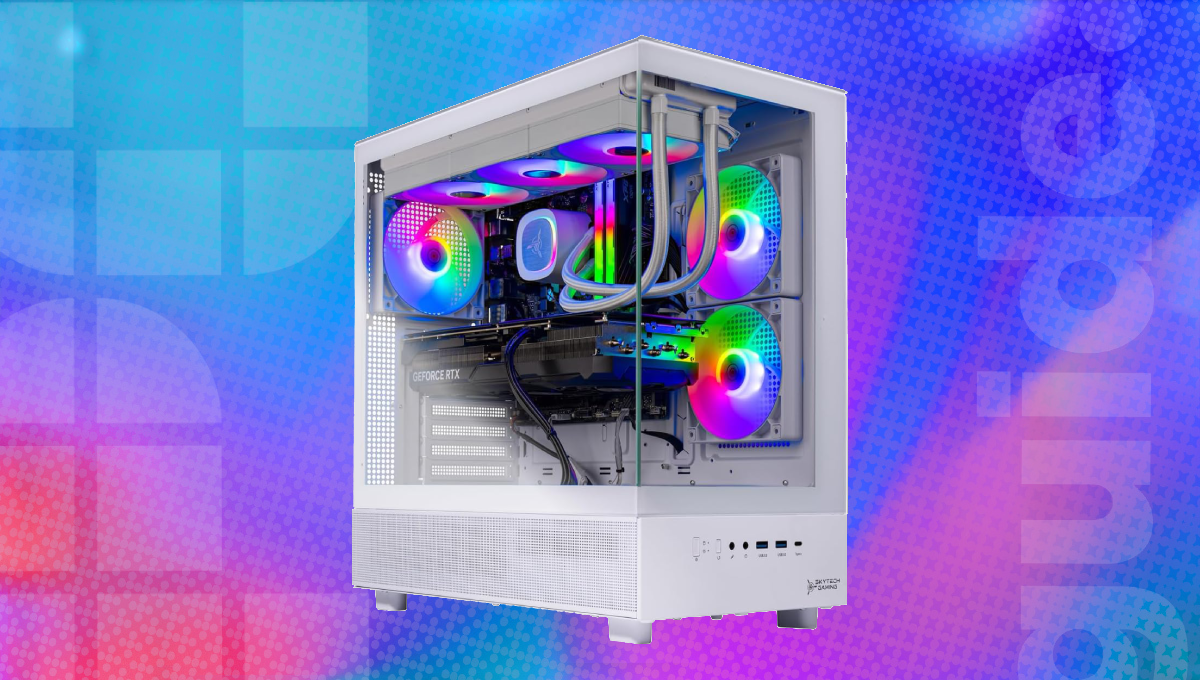 We spotted this all-white Ryzen 7 9700X, RTX 4060 gaming PC with a ...