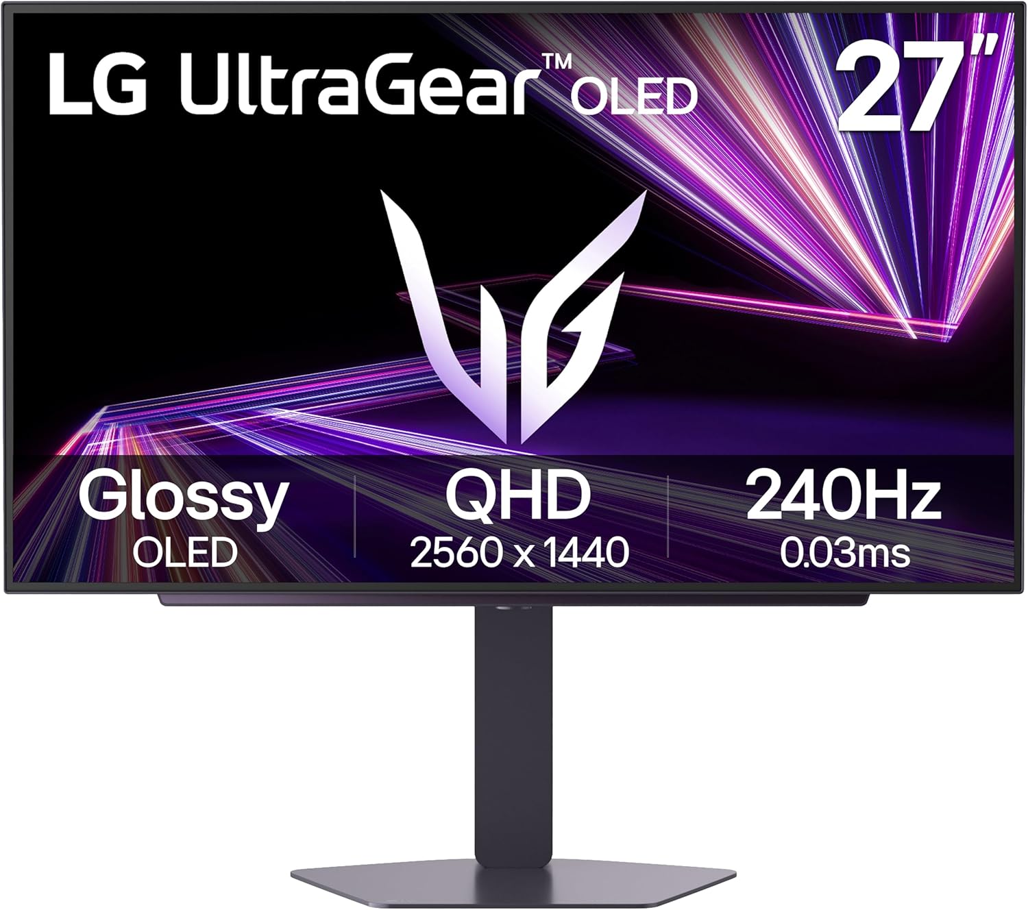 Exceptional LG glossy OLED gaming monitor with 240Hz refresh rate has a ...